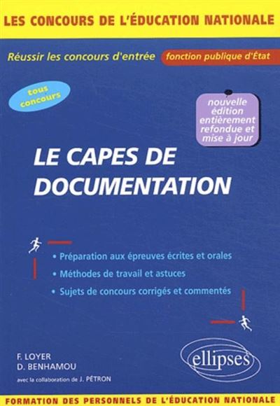annales capes documentation
