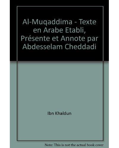 Al-muqaddima - broché - Ibn Khaldûn, Livre tous les livres à la Fnac