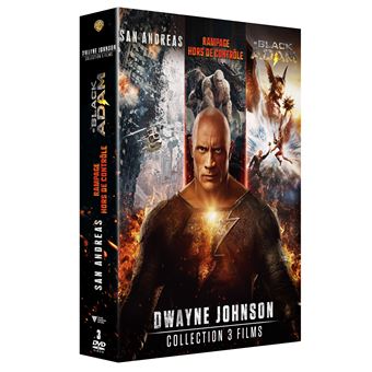 Coffret 3 films Dwayne Johnson DVD - Brad Peyton - DVD Zone 2 - Achat ...