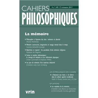 La mémoire Février 2017 Tome 149 - broché - Baptiste Mélès, Keith H ...