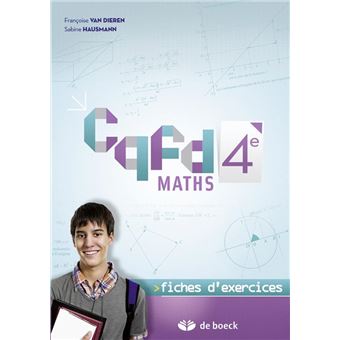 Cqfd Maths 4e - Fiches d'exercices - Inconnus - Achat Livre | fnac