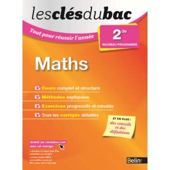 Mathématiques - Seconde Les clés du bac - broché - Pierre-Henri Pin ...