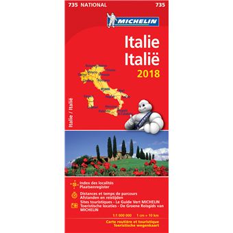 ITALIE 11735 CARTE 'NATIONAL' 2018 MICHELIN KAART - broché - Michelin ...