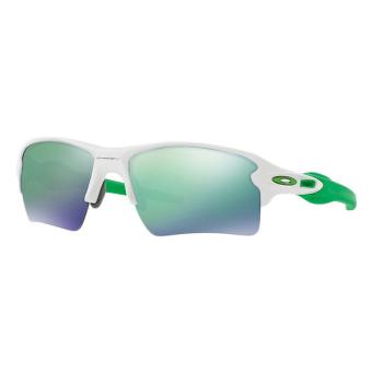 Lunettes de soleil Oakley Flak 2.0 XL Blanche et verte - Lunettes sport ...