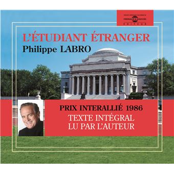 L’étudiant étranger (Texte Lu Intégral Lu Par l’Auteur) - Livre CD ...