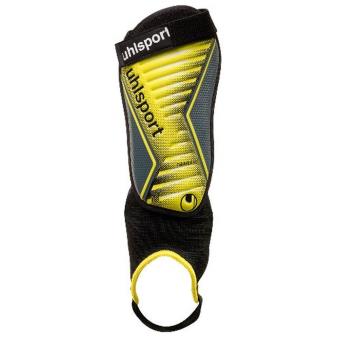 Protège-tibia Uhlsport Tibia Plate Pro L Noir et jaune - Accessoire ...