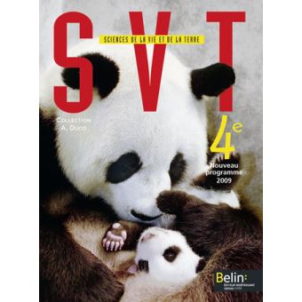 SVT 4e Manuel élève (petit format) - broché - André Duco, André Duco ...