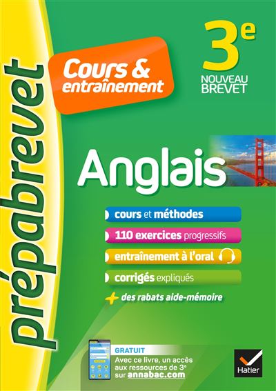 Anglais 3e (A2-B1) - Prépabrevet Cours & entraînement Fiches de cours ... Anglais 3e (A2-B1) - Prépabrevet Cours & entraînement Fiches de cours ...