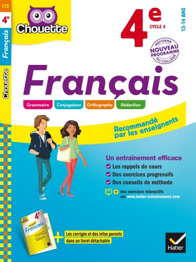 Français 4ème Cycle 4 Workbook Cahier d'entraînement et de révision ...