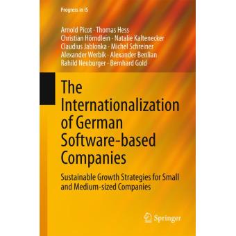 The internationalization of german software-based companies - relié ...