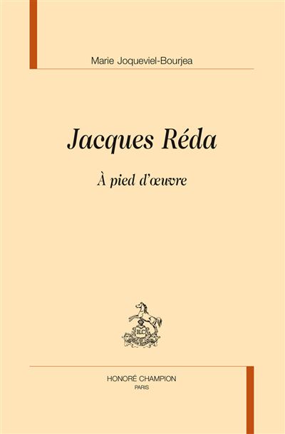 Jacques Réda À pied d'œuvre - broché - Marie Joqueviel-Bourjea - Achat ...