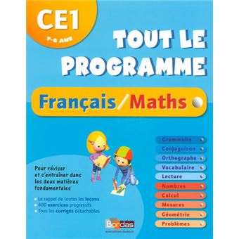 Tout le programme ce1 - broché - Dominique Chaix, Alain Gandon, Ginette ...