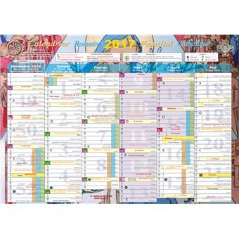 Calendrier romain liturgique et familial 2017 a4 - broché - NC - Achat ...