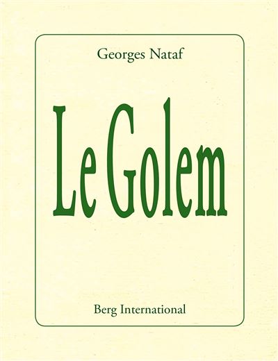 Le golem - broché - Georges Nataf - Achat Livre | fnac