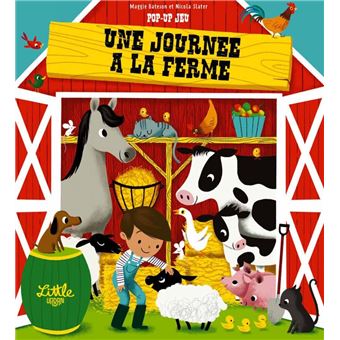 Pop up jeux : une journee a la ferme Une journée à la ferme - cartonné ...