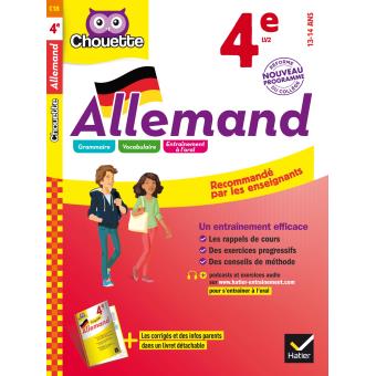 Allemand LV2 4ème Cycle 4 Niveau A1+, A2 Workbook Cahier d'entraînement ...