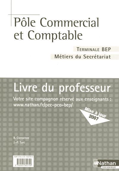 Pole commercial et comptable term bep metiers du secretariat professeur ...