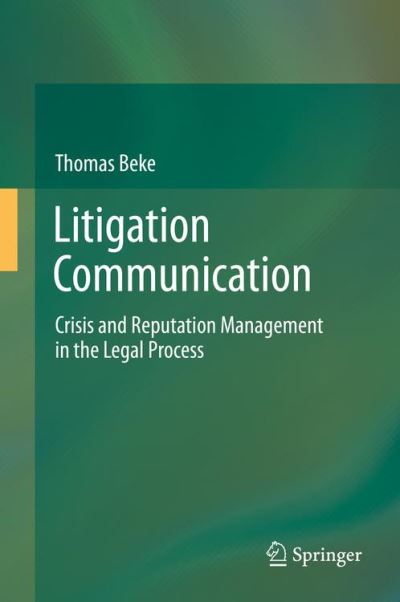 Litigation communication - relié - Thomas Beke - Achat Livre ou ebook ...
