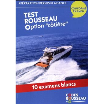 Code Rousseau Test option Côtière 2025 - broché - Collectif - Achat ...