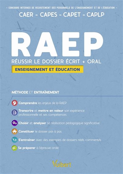 RAEP Enseignement et éducation - Dossier et entretien Concours et ...