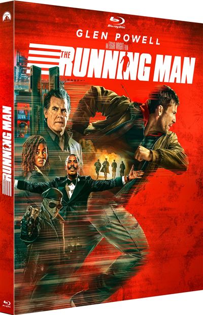 The Running Man (2025) Blu-ray - Blu-ray - Edgar Wright - Glen Powell ...