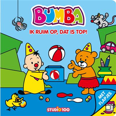 Bumba - Bumba : kartonboek met flapjes - Ik ruim op - dat is top ...