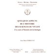 Quelques aspects de l'histoire des sciences du vivant Un cours d ...