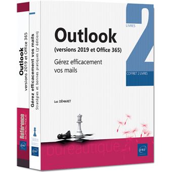 Outlook (versions 2019 et Office 365) - Coffret de 2 livres : Gérez ...