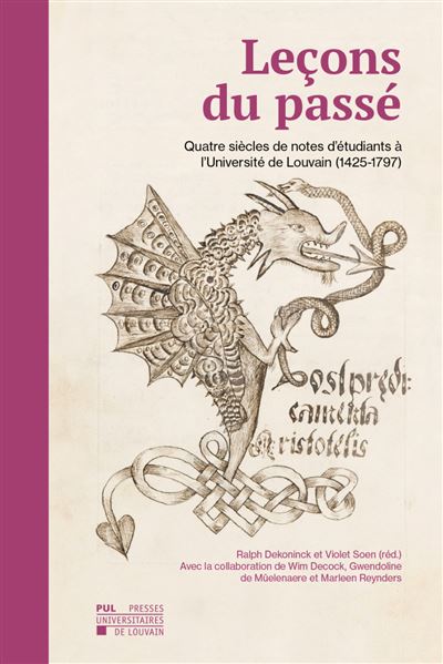 Leçons du passé - broché - Ralph Dekoninck, Violet Soen, Livre tous les ...
