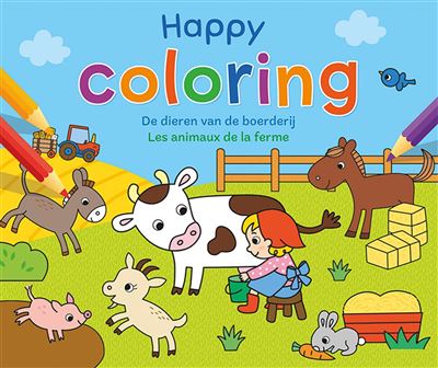 Happy coloring - Les animaux de la ferme - broché - Collectif - Achat ...