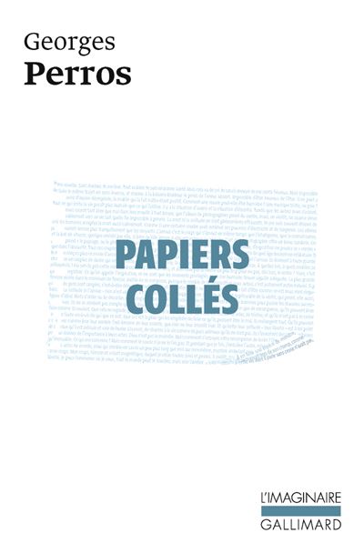 Papiers collés Tome 1 - broché - Georges Perros - Achat Livre ou ebook ...