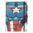Carnet A5 Premium avec stylo Marvel Capitaine America Uniforme ...