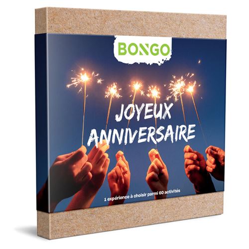 BONGO JOYEUX ANNIVERSAIRE - Coffret cadeau - Achat & prix | fnac