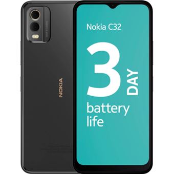 Nokia C32 - 4G smartphone - double SIM - RAM 6 Go / Mémoire interne 128 ...