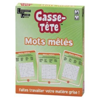 Casse Tête Edition Mots Mêlés University Games - Casse-tête - Achat ...