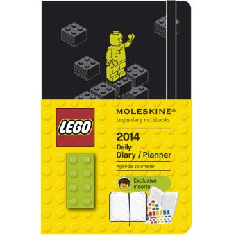Agenda 2014 lego journalier poche noir - Agenda civil - Achat & prix | fnac