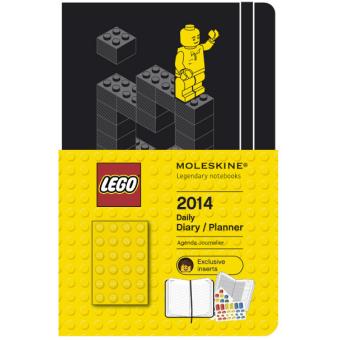 Agenda 2014 lego journalier grand format noir - Agenda civil - Achat ...