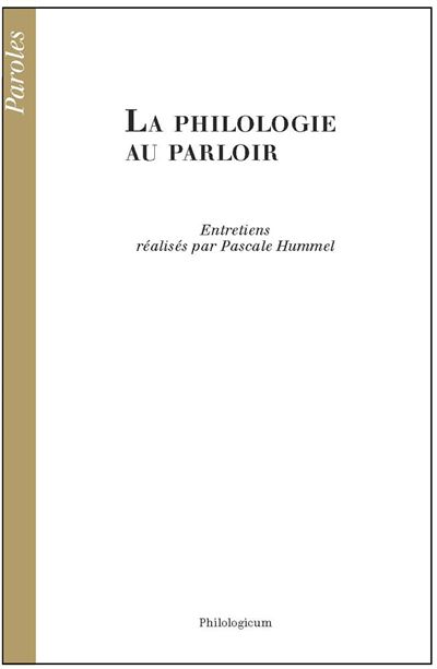 La philologie au parloir - broché - Pascale Hummel-Israel - Achat Livre ...
