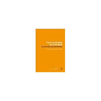 Le Principe de prévention - broché - Jean-Paul Moatti, Patrick Peretti ...