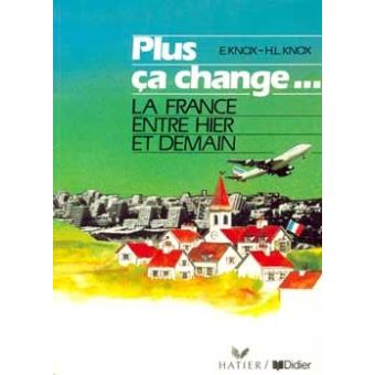 Plus Ca Change Livre - broché - Knox-E+h - Achat Livre | fnac