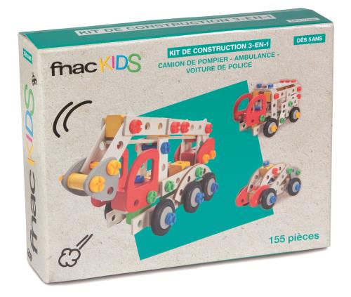 Kit de construction 3-en-1 Fnac Kids 155 pièces - Autres jeux de ...