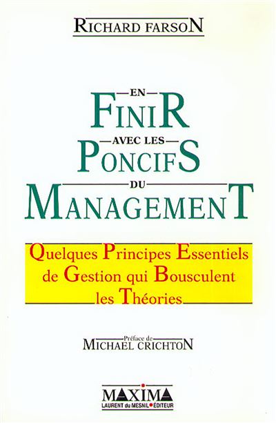 En finir poncifs management Quelques principes essentiels de gestion ...