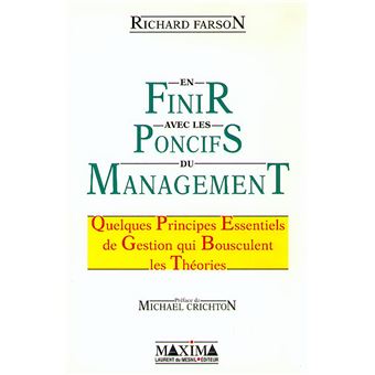 En finir poncifs management Quelques principes essentiels de gestion ...