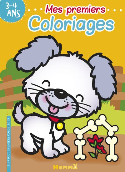 Mes premiers coloriages (3-4 ans) (Chien blanc) - broché - Collectif - Achat Livre | fnac