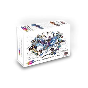 EUREKA 2D RAINBOWOODEN PUZZLE - BLUE WHALE - Puzzle - Achat & prix | fnac