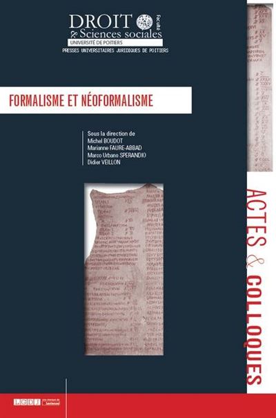 Formalisme et neoformalisme Sous la direction de michel boudot ...