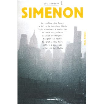 Tout Simenon - tome 1 Centenaire Tome 1 Tome 01 - broché - Georges ...