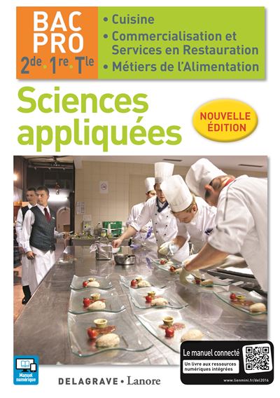 Sciences appliquées 2de, 1re, Tle Bac Pro Cuisine et CSR (2016) - Pochette élève Pochette élève ...