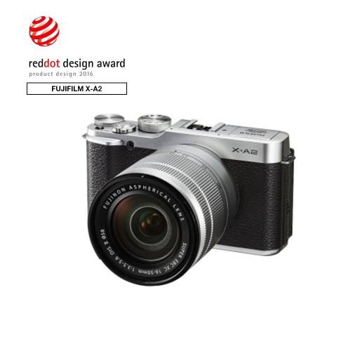 Kit Hybride Fujifilm X-A2 Silver + Objectif XC 16 - 50 mm f/3.5 - 5.6 II Silver - Appareil photo ...