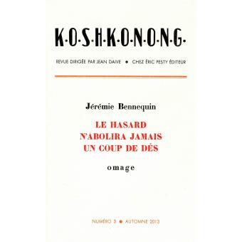 K.O.S.H.K.O.N.O.N.G. Tome 3 - broché - Jean Daive, Collectif - Achat ...